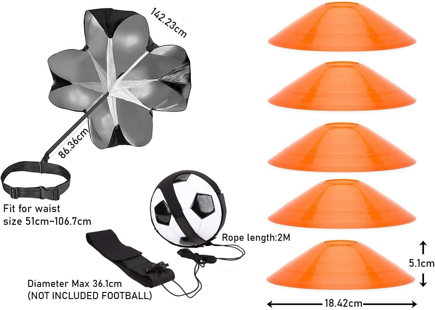 JEMPET Speed Agility Training Kit-Sport Training Set for Faster ...