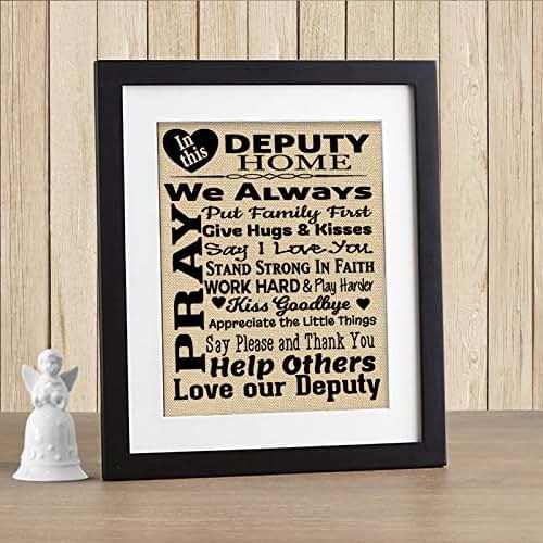 Amazon.com: ♥ Police Officer's Law Enforcement Sign, Deputy Sign ...