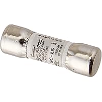 Bussmann BP/SC-15 15 Amp Time-Delay Class G Melamine Tube, 600V UL ...