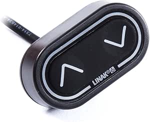 Amazon.com : Linak - DPF1K Desk Panel - Black – Up/Down Arrow ...