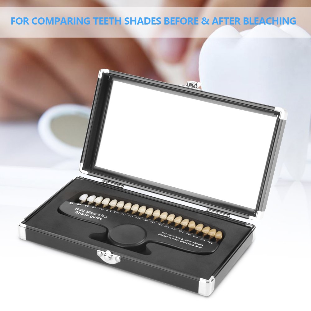 Dental Teeth Shade Guide 20 Colors 3D Professional Whitening Dental ...