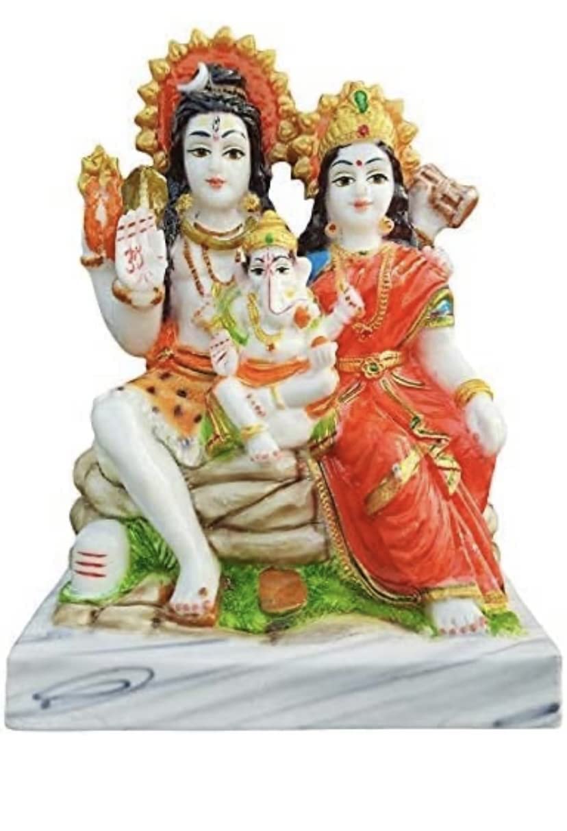 Shiv parivar Ganesh Parvati murti Shiv parivar murti Shiv parivar with ...