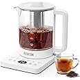 Amazon.com: Aesthetern Electric Tea Kettle with Infuser Temperature ...