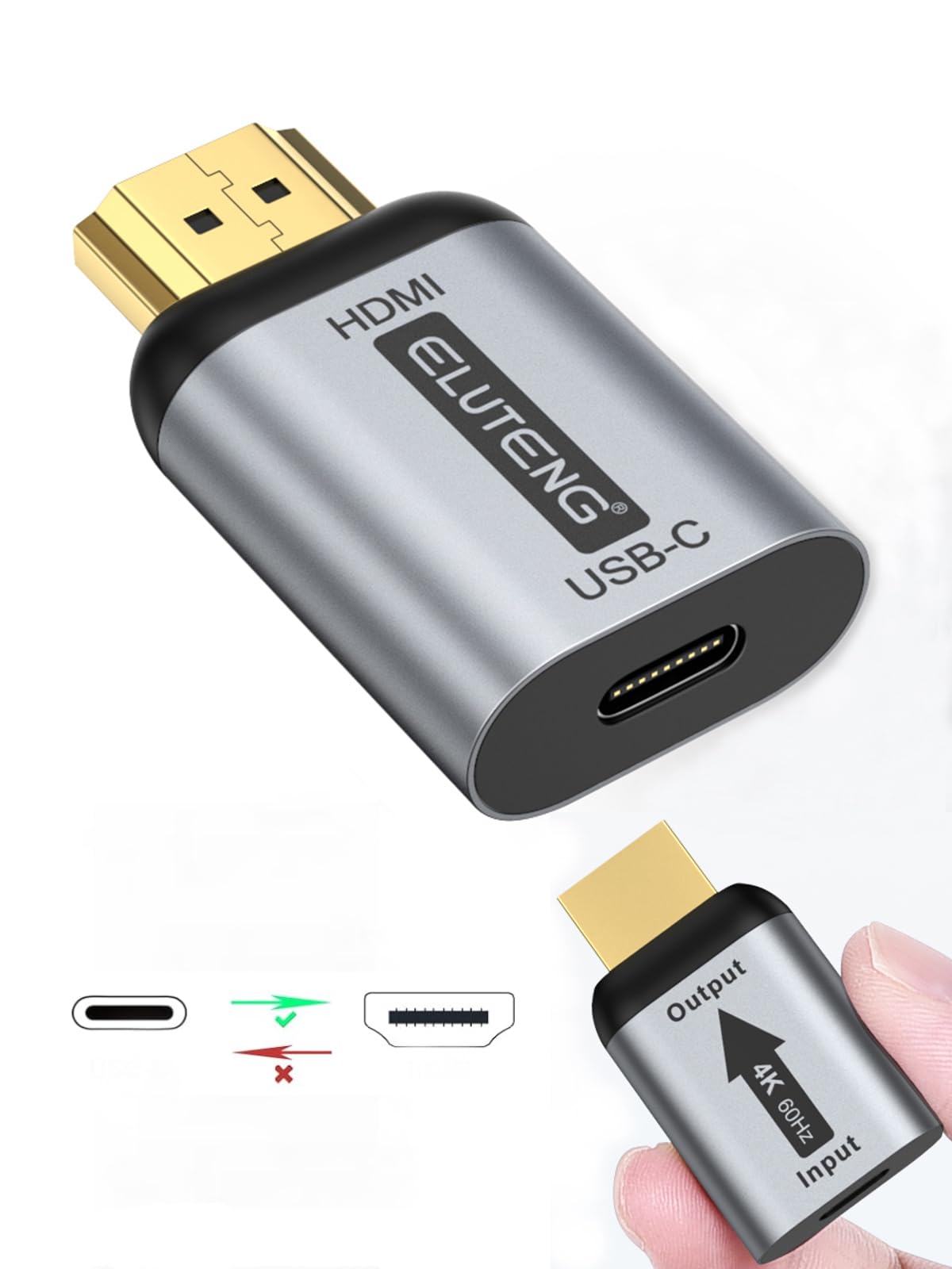 Mua ELUTENG USB C to HDMI Adapter (Not USB to HDMI) Type C Female to ...