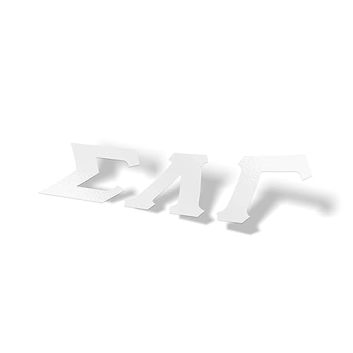 Desert Cactus Sigma Lambda Gamma Sorority White Letter Sticker Decal Greek 2 Inches Tall for ...