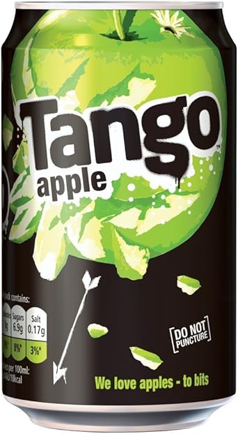 ( 24 Pack ) Tango Apple Cans 330ml - 330ml: Amazon.co.uk: Grocery
