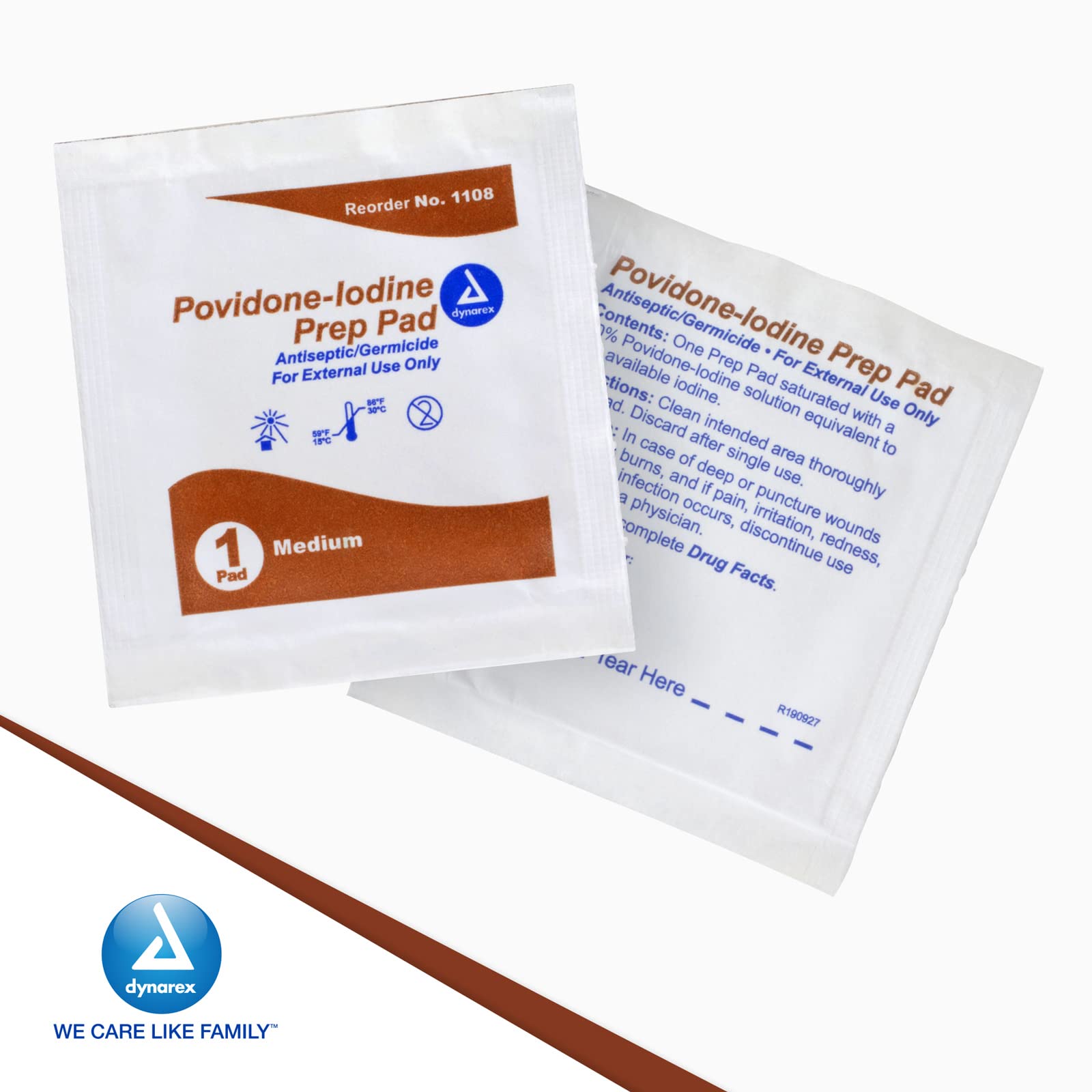 Mua Dynarex Povidone-Iodine Prep Pads, Saturated with Povidone Iodine ...