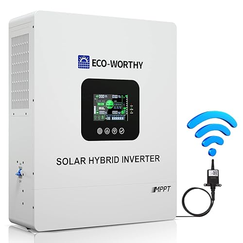ECO-WORTHY 5000W Solar Hybrid Inverter Charger, Multiple Parallel ...