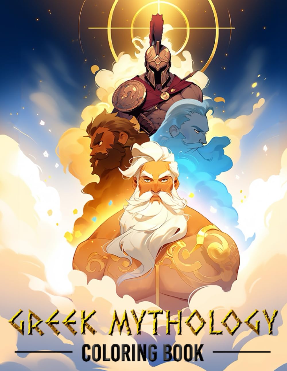 Mua Greek Mythology Coloring Book: Enchanted Coloring Journey with Gods ...