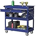 Amazon.com: Tooremine 3 Tier Rolling Tool Cart,330 lb Capacity Utility Carts on Wheels,Metal ...