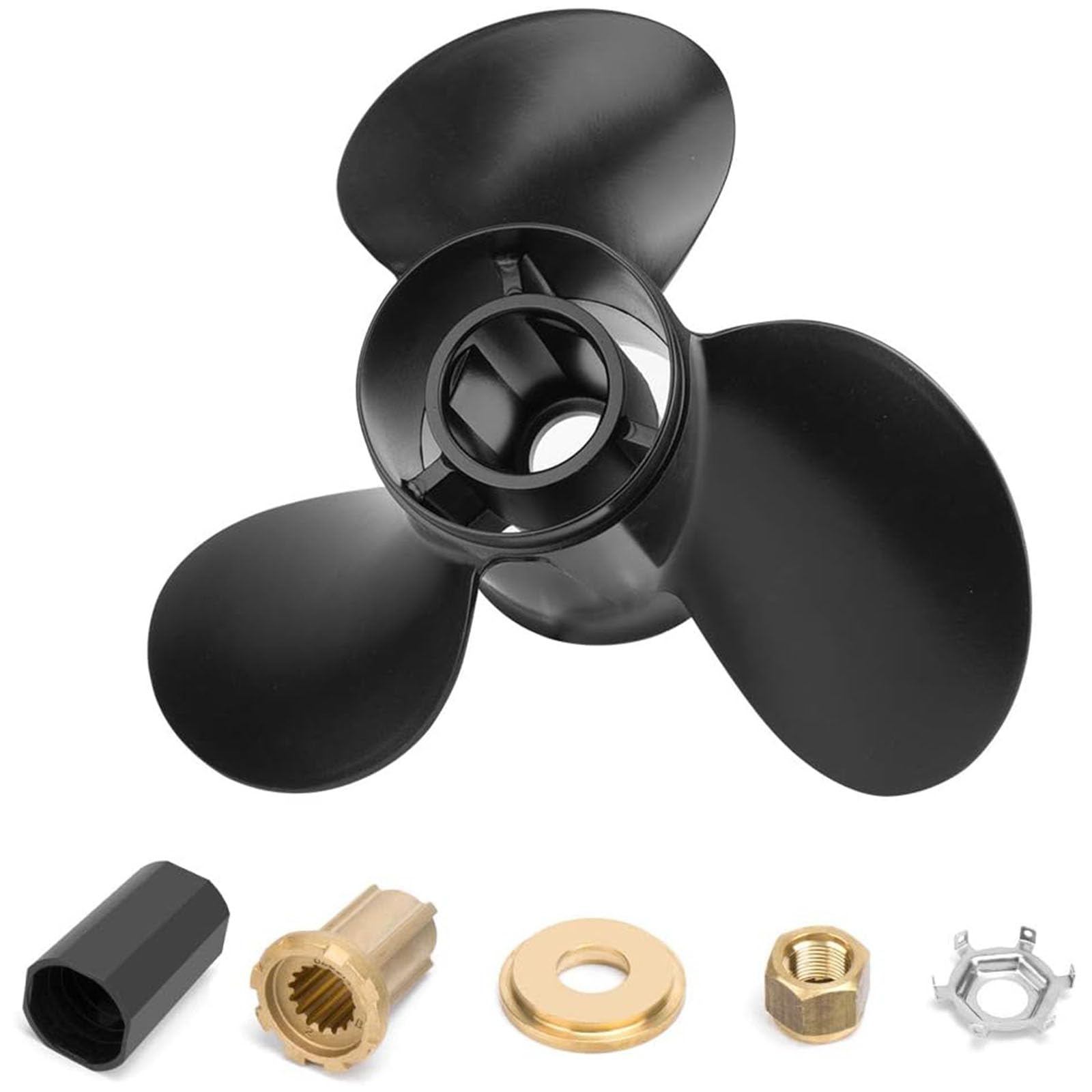 Qiclear 14 1/2 x 19 Pitch 48-832830A45 Upgrade OEM Boat Propeller fit ...