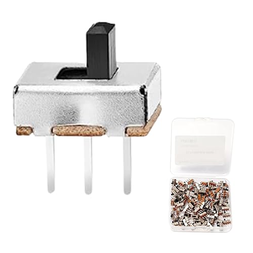Mriuuod Slide Switch SPDT 100Pcs Mini Micro 3mm Vertical Slide Switch ...