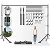 LimoStudio [Super Heavy Duty] 12.6 x 10.4 ft. (W x H) Upgraded Backdrop Stand, Most Heavy Duty ...