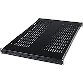Amazon.com: StarTech.com 1U 4-Post Adjustable Vented Server Rack Mount ...