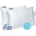 Amazon.com: KUYOYGA Shredded Memory Foam Pillows for Sleeping 2 Pack - Cooling Bed Pillows Queen ...