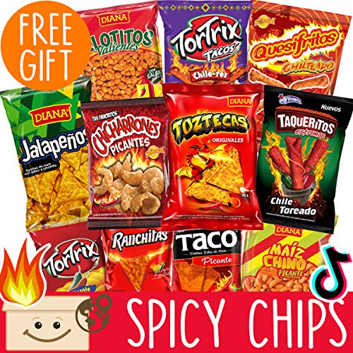 International Hot Chips Variety Pack + FREE Surprise! - Very Spicy ...