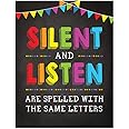 Amazon.com : Andaz Press Classroom Teacher Wall Art Decor Poster Signs ...