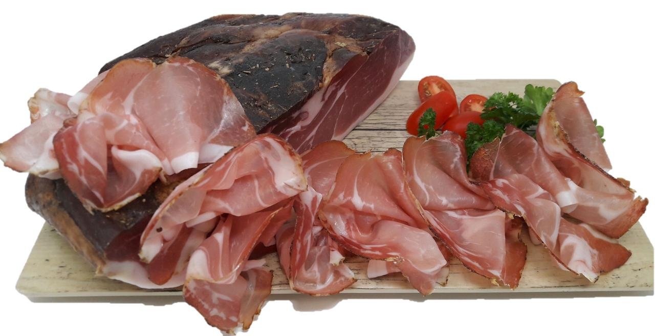 Schlemmermeyer Original Südtiroler Bauernspeck, in Scheiben geschnitten ...