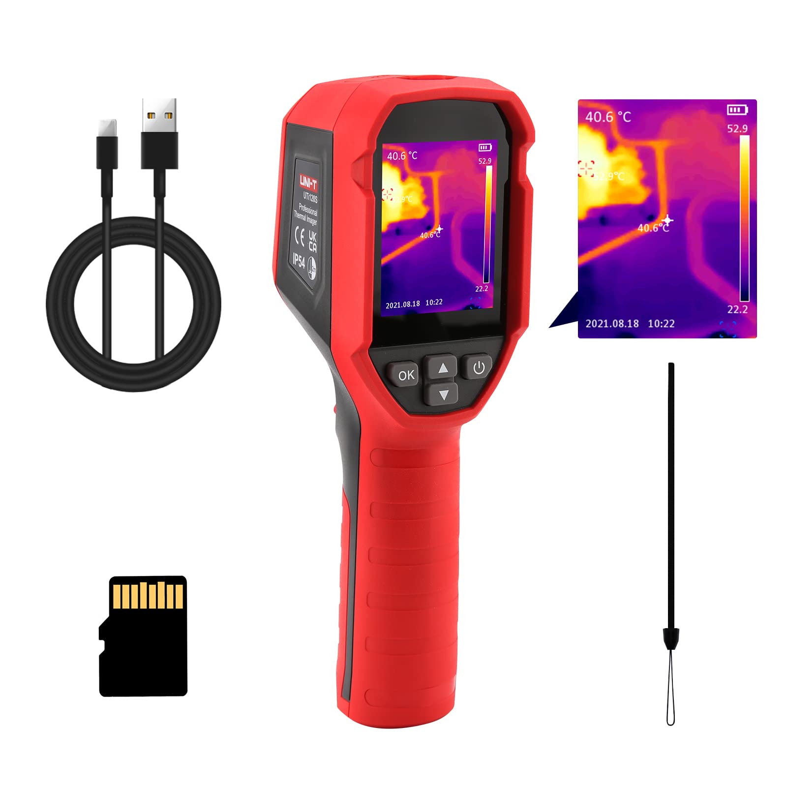 Mua UNI-T UTi120S Infrared Thermal Camera 120x90 IR Resolution Handheld ...