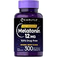 Amazon.com: Carlyle Melatonin 12 mg Fast Dissolve 300 Tablets ...
