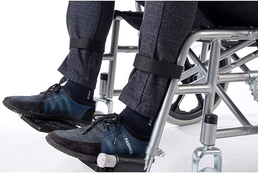 Wheelchair Footrest Leg Restraint Strap,2 pcs Wheelchair Seat Belt ...