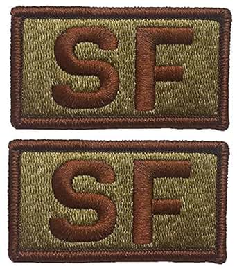 Amazon.com: 2 PACK of USAF Security Forces OCP Patch - Spice Brown - Air Force SF Patch: Clothing