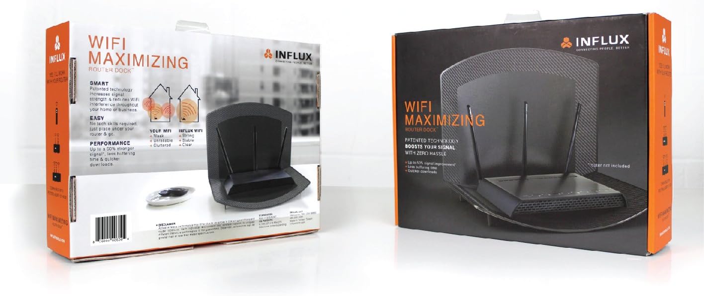 Influx Router Dock – Boost Your WiFi – Block Interfering Signals – BigaMart