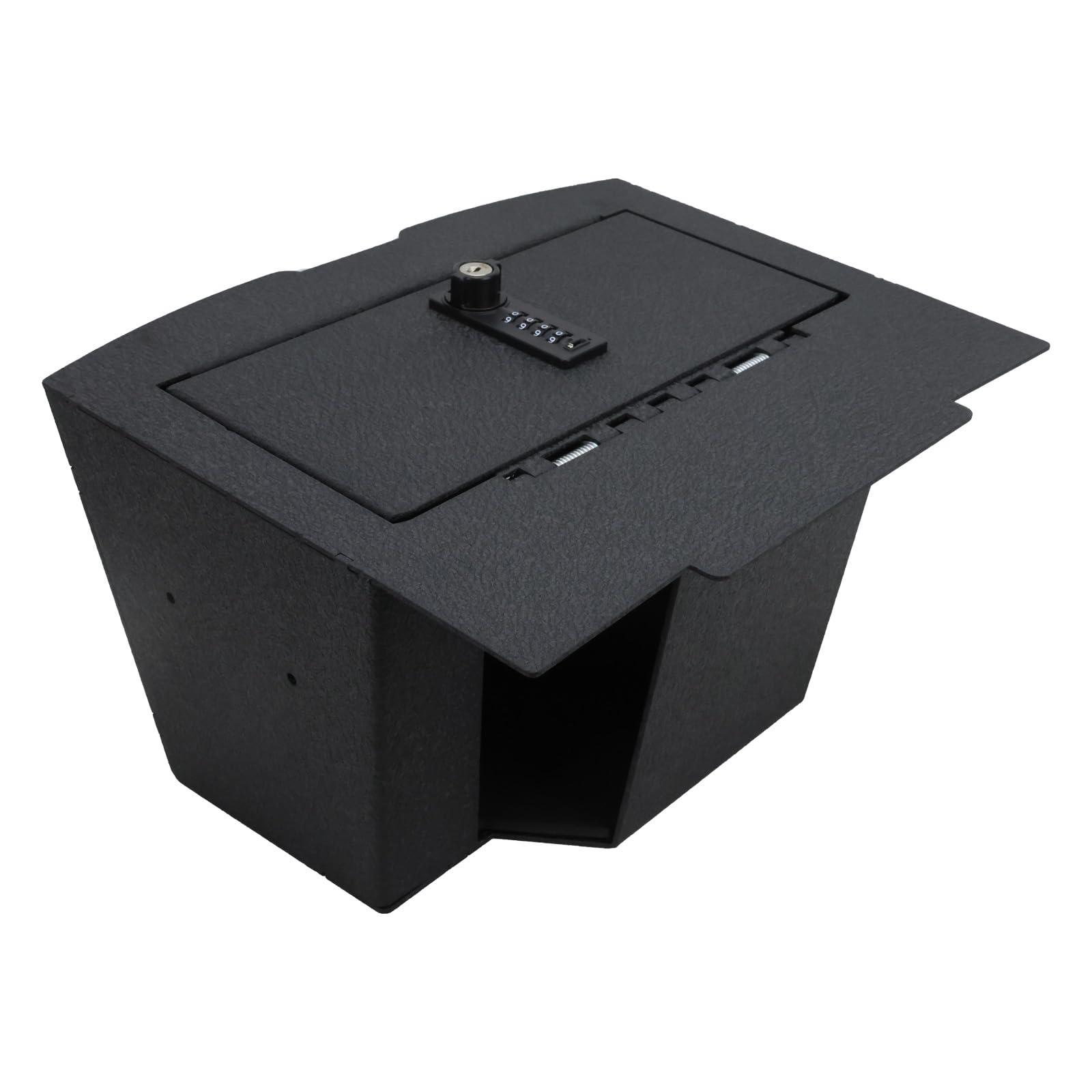 Console Safe Gun Safe for Car, WASAI Gun Vault Lockbox Compatible with ...
