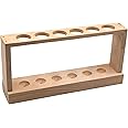 EISCO Wooden Test Tube Rack - Holds 6 x 15mm Diameter Tubes - 6" Wide ...