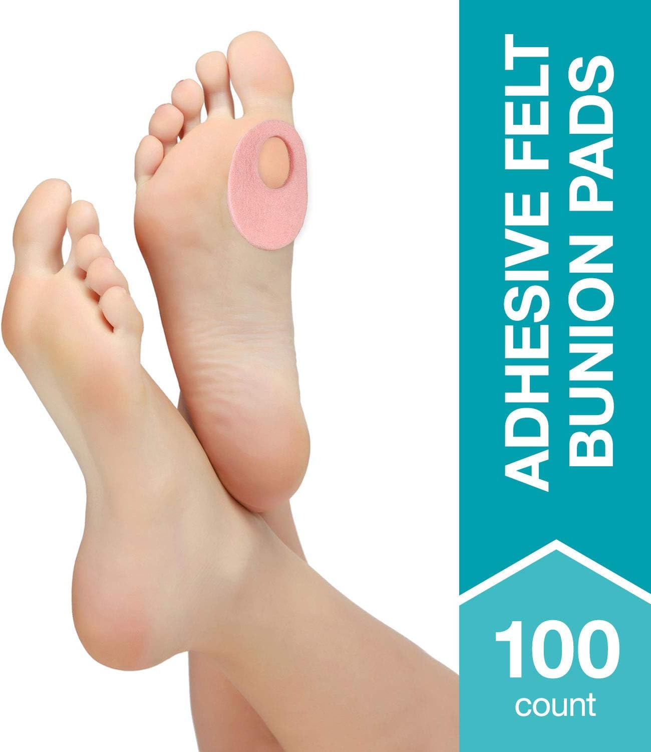 Amazon.com: Steins Adhesive Felt Bunion Pads, Metatarsal Cushion ...