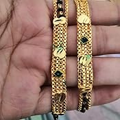 Buy Mansiyaorange Traditional One Gram Gold Glorious Hand Meena Long ...