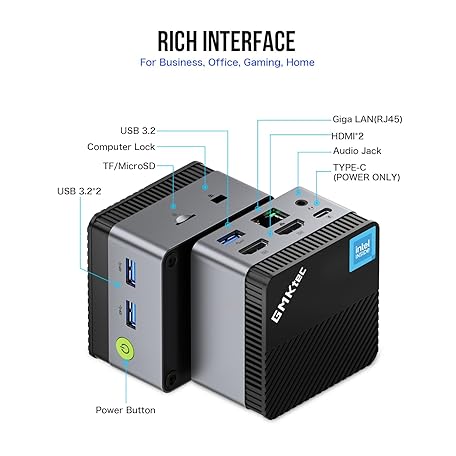 Mua GMKtec Mini PC N97, G5 Micro Desktop Computer, 12th Gen Intel Alder ...