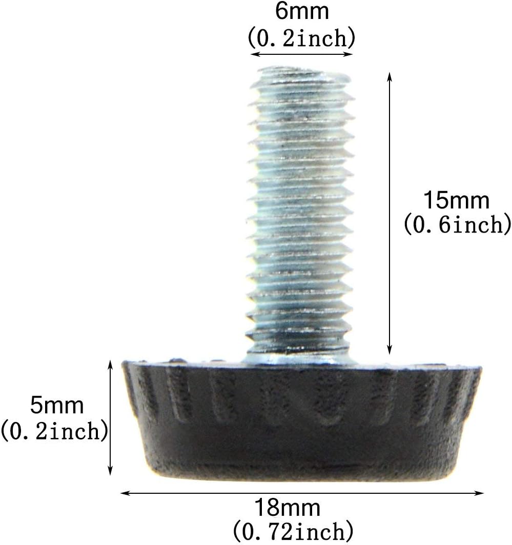Saim Adjustable Table Foot, Table Desk Adjustable Levelling Foot ...