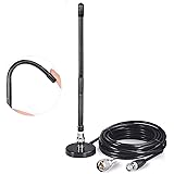 Amazon.com: Bingfu CB Antenna 27MHz CB Radio Antenna Magnetic Base Handheld CB Antenna PL259 ...