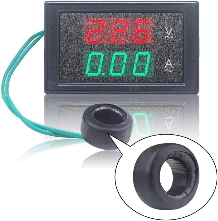 KETOTEK Digital Voltage Current Meter Panel AC 80-300V 100A Voltmeter Ammeter Volt Amp LED ...