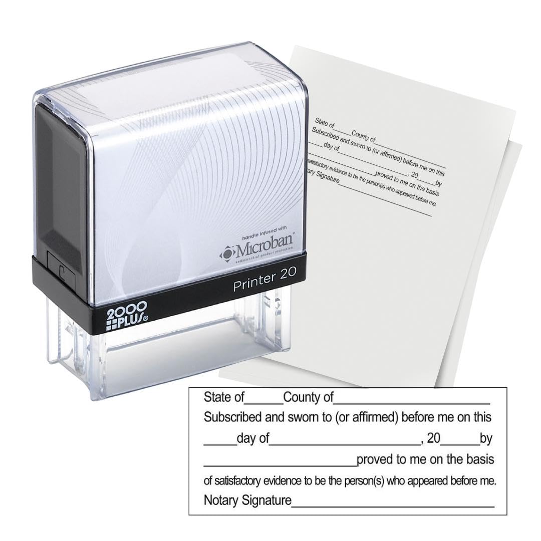 Handy Stamps Professional Jurat Notary Stamps Self Inking Stamp for ...