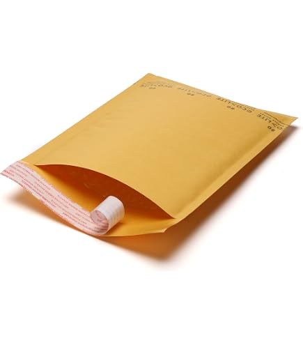 Padded Envelopes Kraft Bubble Mailers #000 Size - 4x8 Inch ...