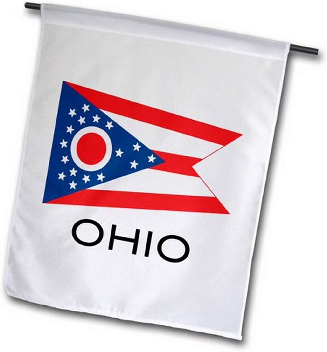 Amazon.com : 3dRose fl_107385_2"Ohio State Flag Garden Flag, 18 x 27 ...