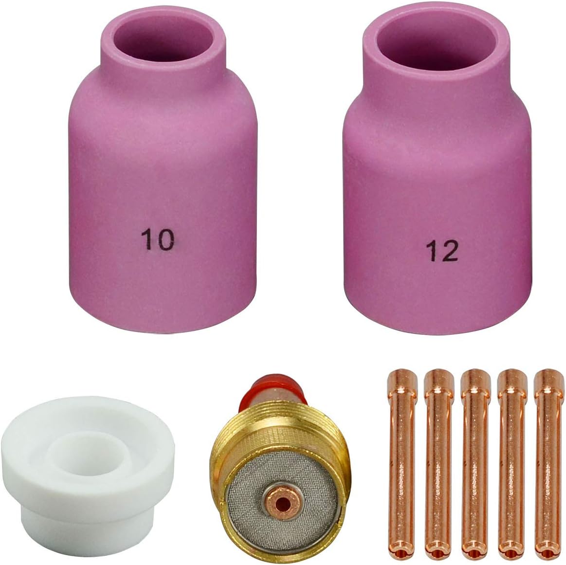 TIG Gas Lens Alumina Nozzle 57N75 57N74 53N87 53N88 53N89 Kit Fit QQ300 ...