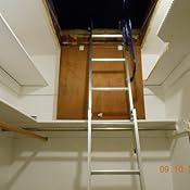 WERNER LADDER AA1510 AA1510B Ladder Aluminum Attic, 250 lb - Attic ...