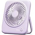 Amazon.com: Otlonpe Rechargeable Portable Desk Fan, 6.5 Inch Small ...