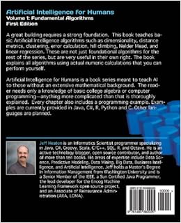 Artificial Intelligence for Humans, Volume 1: Fundamental Algorithms ...