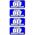 Amazon.com - DEF Diesel Exhaust Fluid Sticker Decals | Diesel Exhaust ...