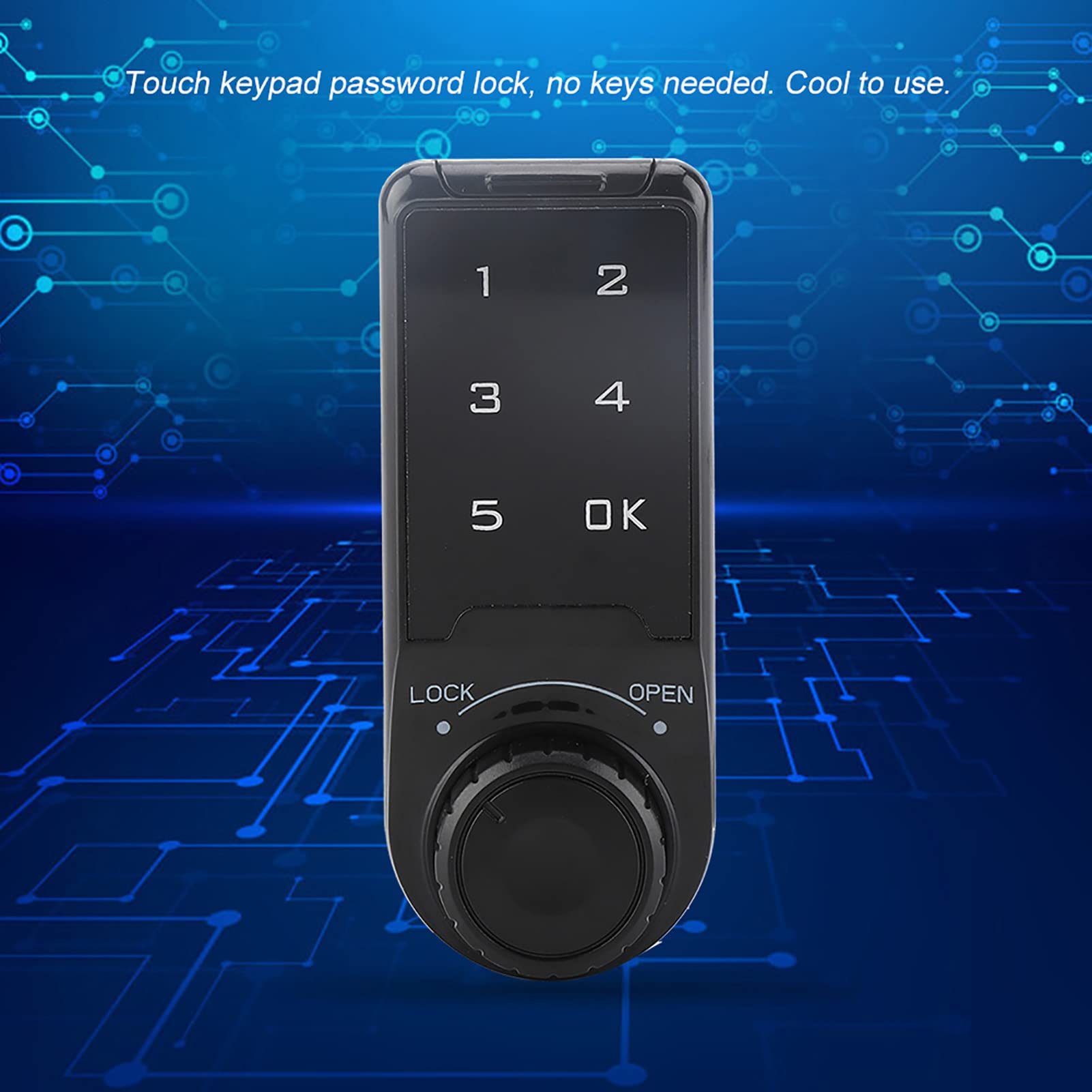 Mua Electronic Cabinet Lock Kit, Digital Password Entry Touch Keypad Lock, Keyless Security ...