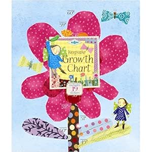 Amazon.com: eeBoo Hot Pink Flower Growth Chart for Girls : Eeboo: Baby
