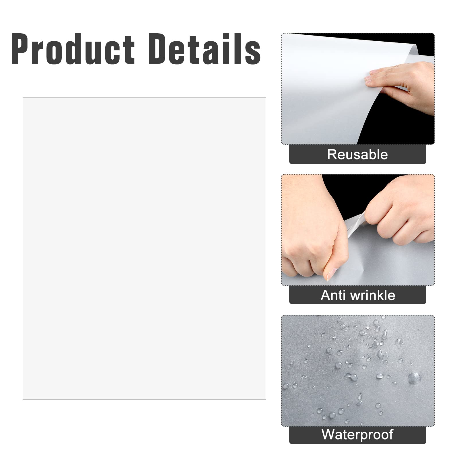 Mua 10 Pack 15.7 x 19.6 Inches Diffusion Film Filter Sheet, Lighting ...