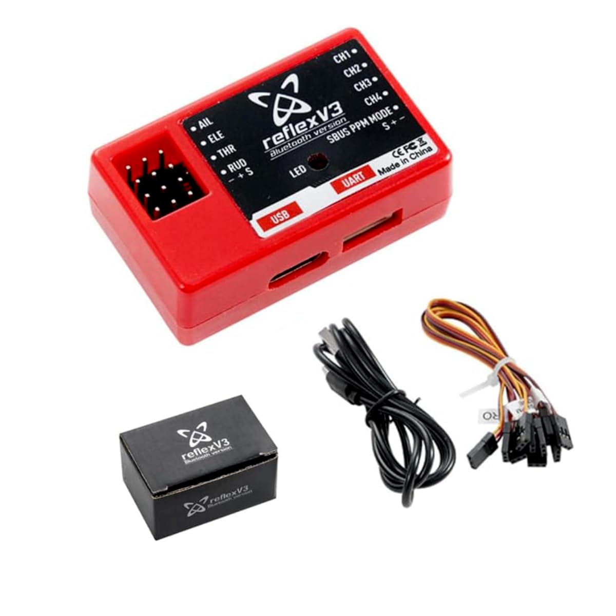 HeelAooRC FMS Reflex V3 Flight Controller Gyro Stabilizer Remote ...