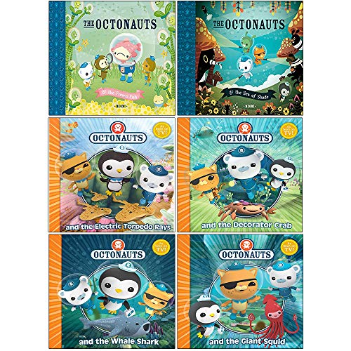 Octonauts 4 Book Collection Set inc Whale Shark, Decorators Crab, Giant ...