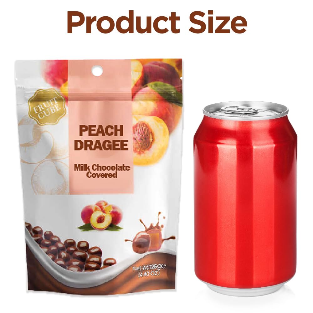 Mua Chocolate Coated Fruit Dragee Variety Pack 4 Pcs, Orange, Cherry, Peach, Strawberry, Dried ...