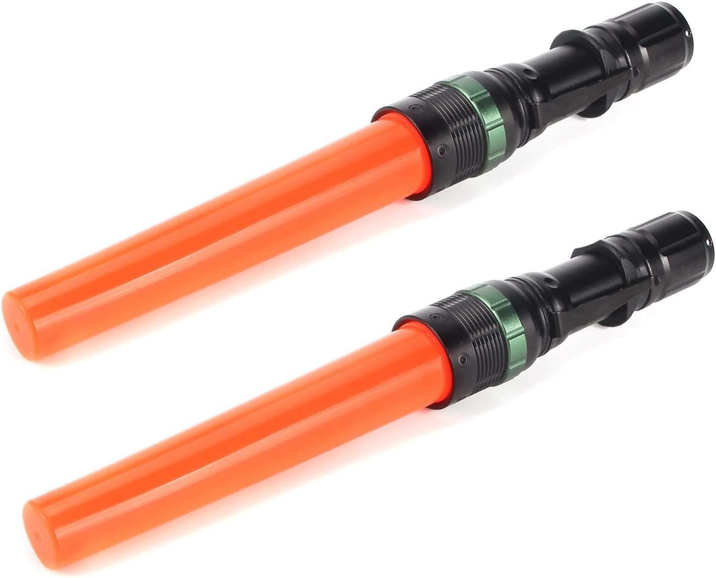UltraFire 2 Pack 11-Inch Signal Traffic Wand LED Flashlight 3 Modes 250 ...